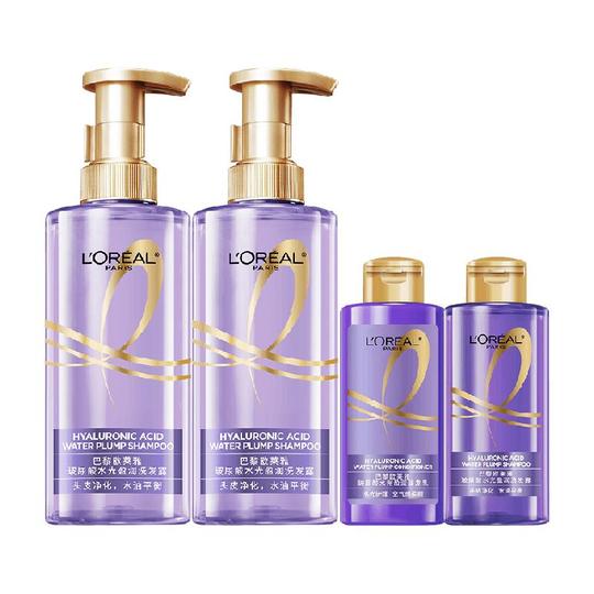 L'Oreal Purple Hyaluronic Acid Shampoo - Oil Control & Volumizing ...