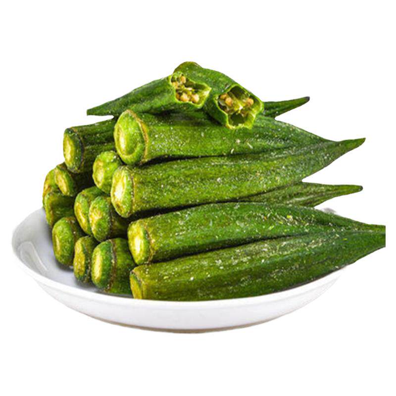 Dried Okra Snacks - Ready-to-Eat Crispy Vegetable - Nutritious & Delicious