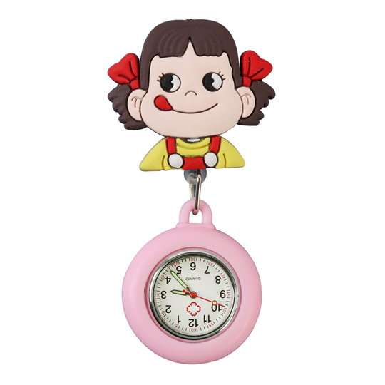 Cartoon Nurse Watch for Women - Luminous Pointer Casual Quartz Watch