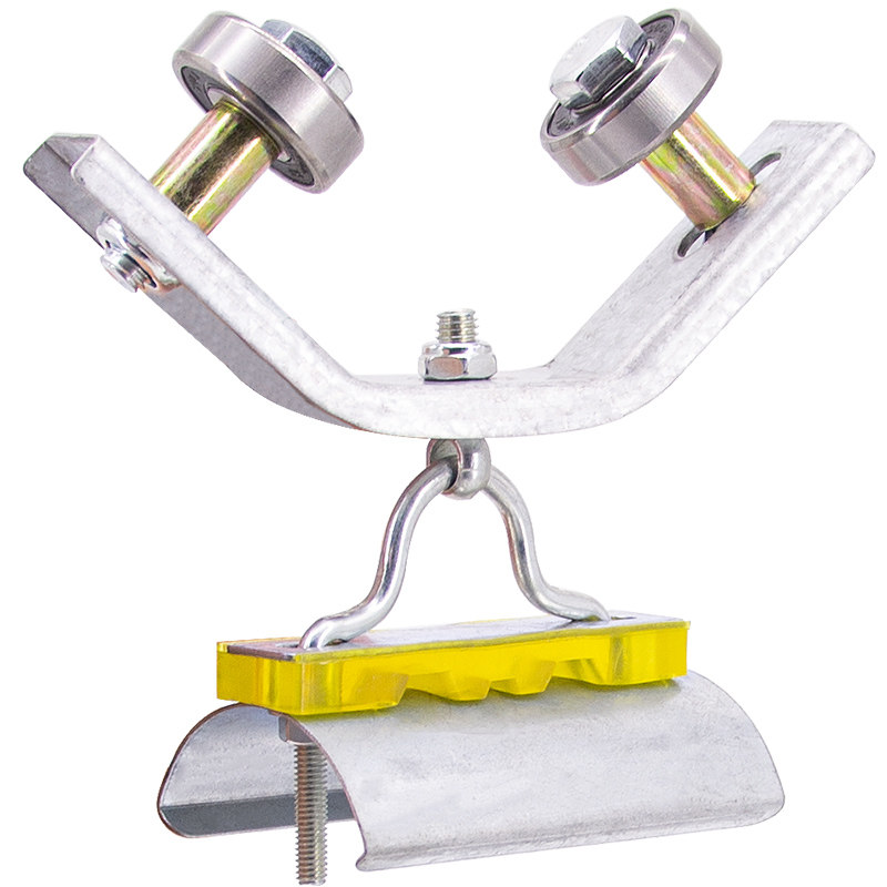 Crane Driving Angle Iron Track Suspension Line Pulley - Adjustable ...