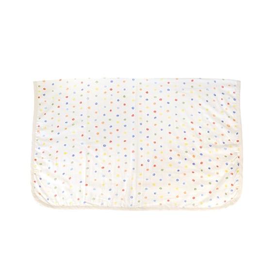 Hoppetta Japan Naomi Ito Rainbow Polka Dot Baby Quilt - Summer Cool