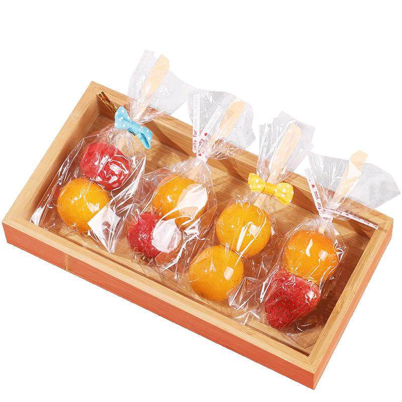 Mini Candied Haws - Transparent Plastic Packaging - DIY Stall Supplies