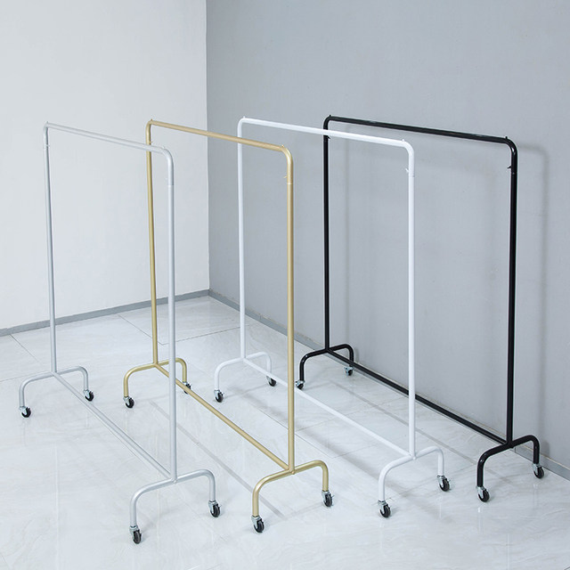 Clothing store display rack floor-standing special gantry hanger single ...