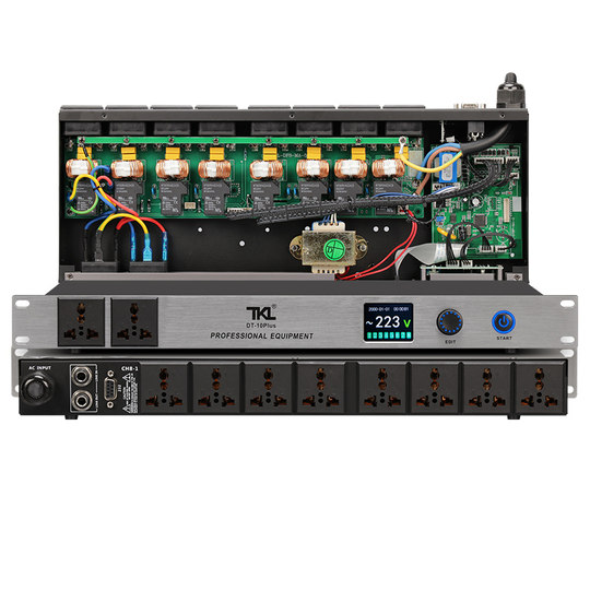 Professional Power Sequencer with Display Control