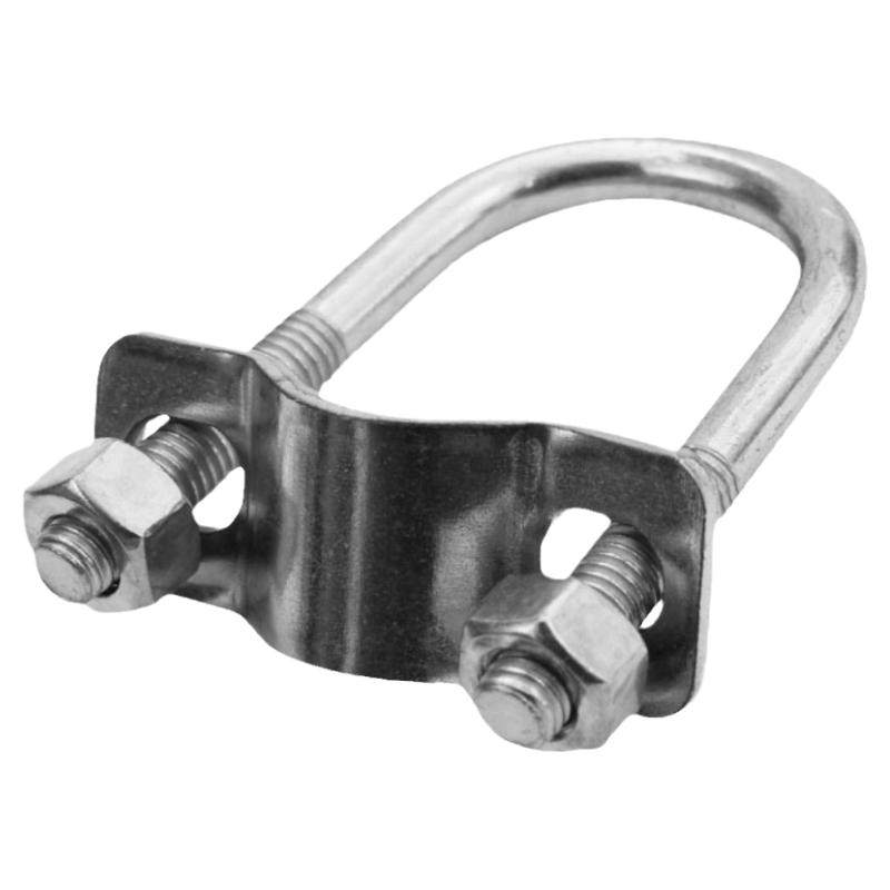 Single U-Shaped Pipe Clip - Water Pipe Buckle Steel Pipe Parallel Clip
