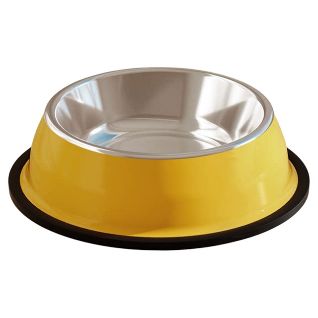 Dog bowl dog pot stainless steel anti -overturned cat bowl dog, dog ...