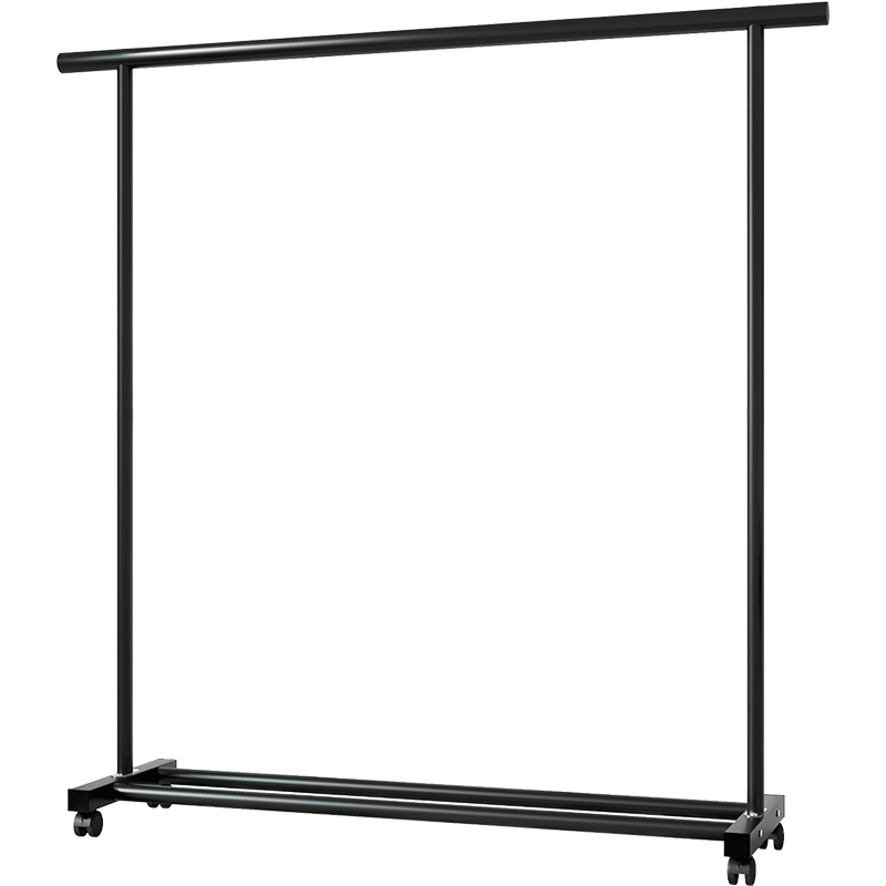 Floor-Standing Clothes Drying Rack - Folding Single Pole Rack for ...