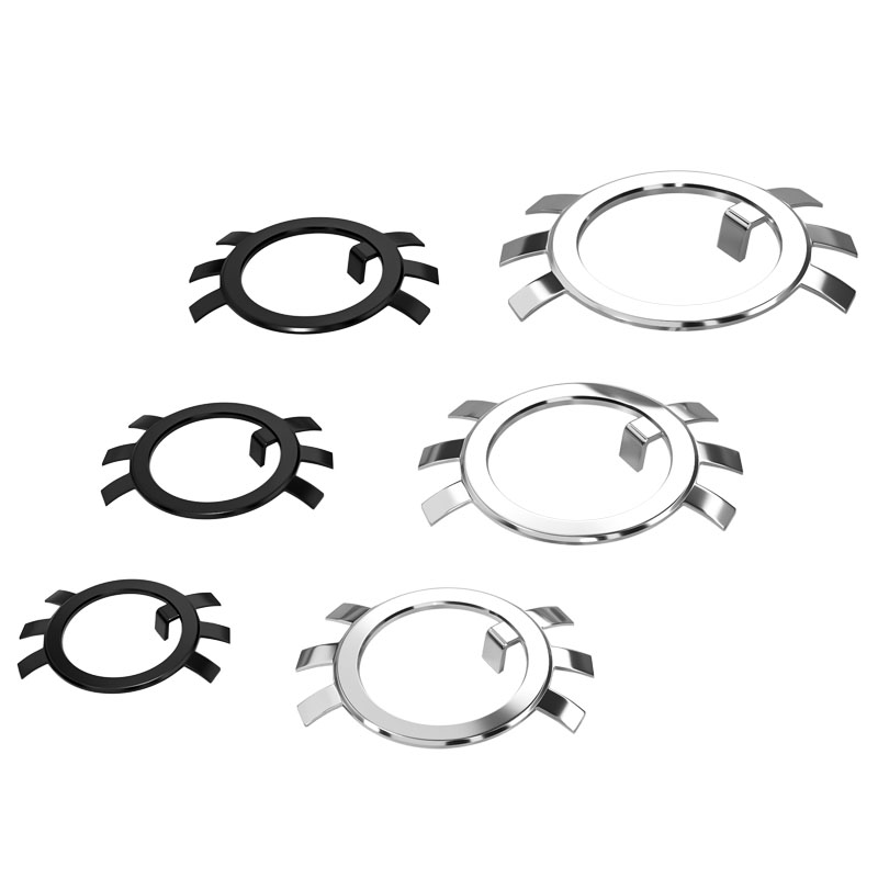 ストップワッシャー 65mn マンガン 304 ステンレス鋼丸ナット 6 爪緩み止めロックリング gb858 用