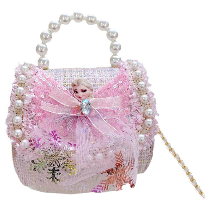 Girls Princess Crossbody Bag - Cute Summer Handbag for Toddlers & Kids
