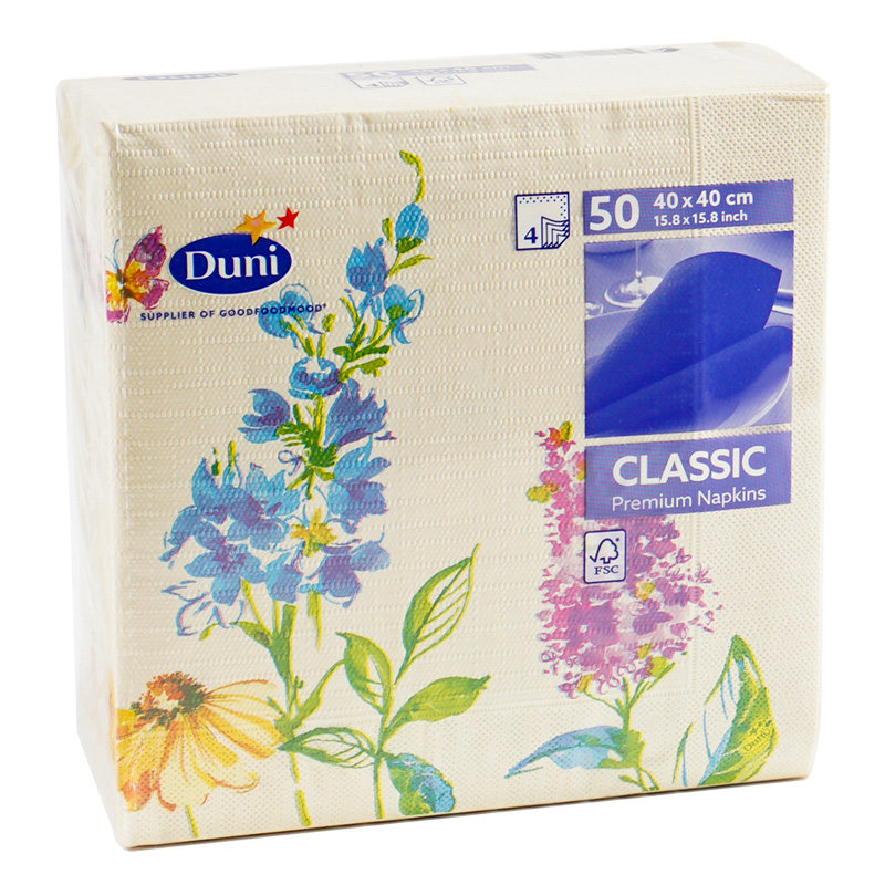 German Imported Duni Color Napkins for Wedding Dining Table, Disposable ...
