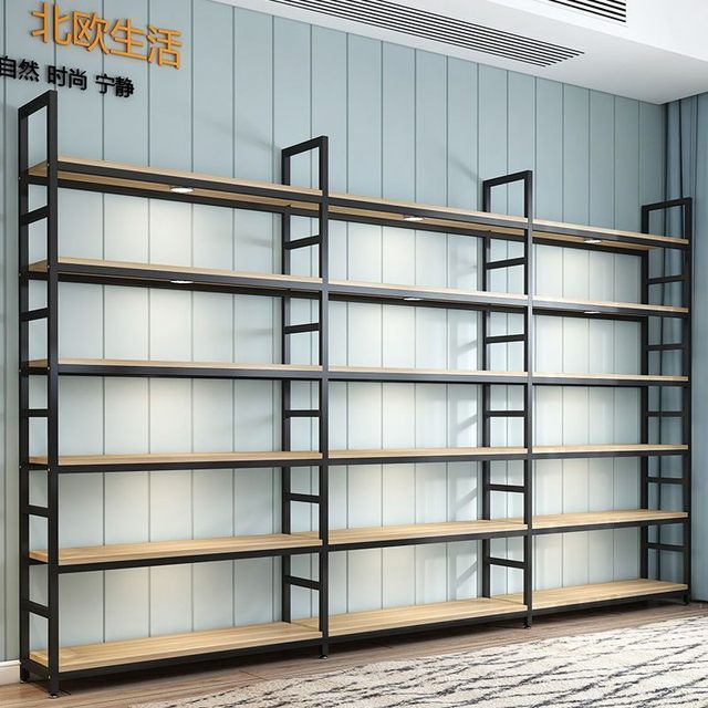 Cosmetics storage rack landing beauty home shelves supermarket multi ...