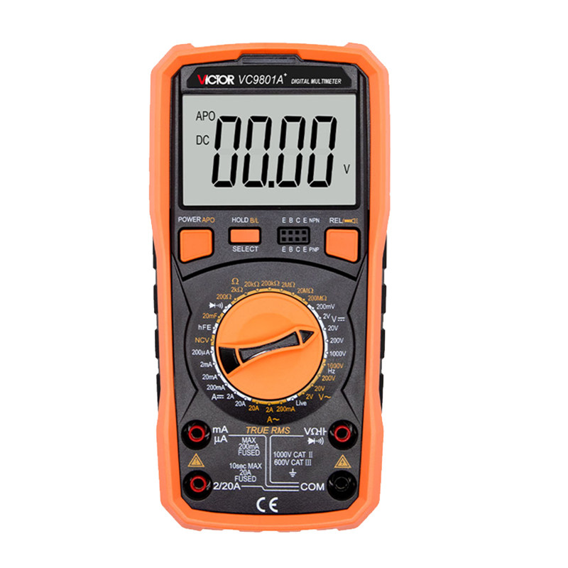 Victory Universal Meter VC9801A VC9802A VC9804A VC9805A VC9808 Digital Multimeter
