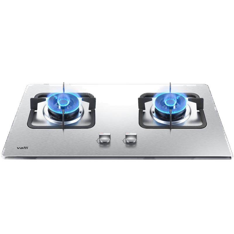 Vantage Gas Stove I10039A - Stainless Steel Double Stove for Household Use