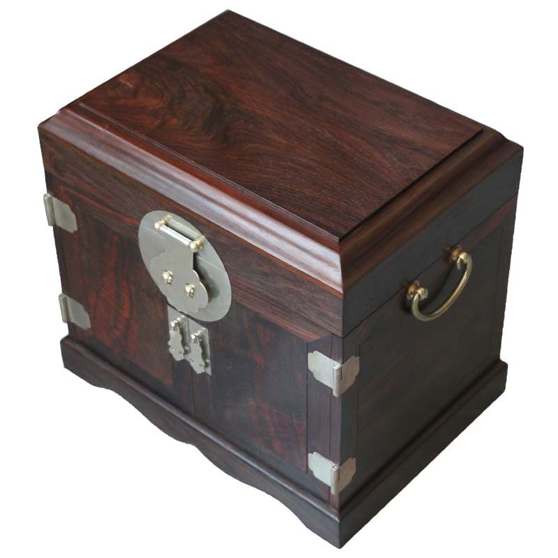 Mahogany Rosewood Official Suitcase - Chinese-style Jewelry Box with ...
