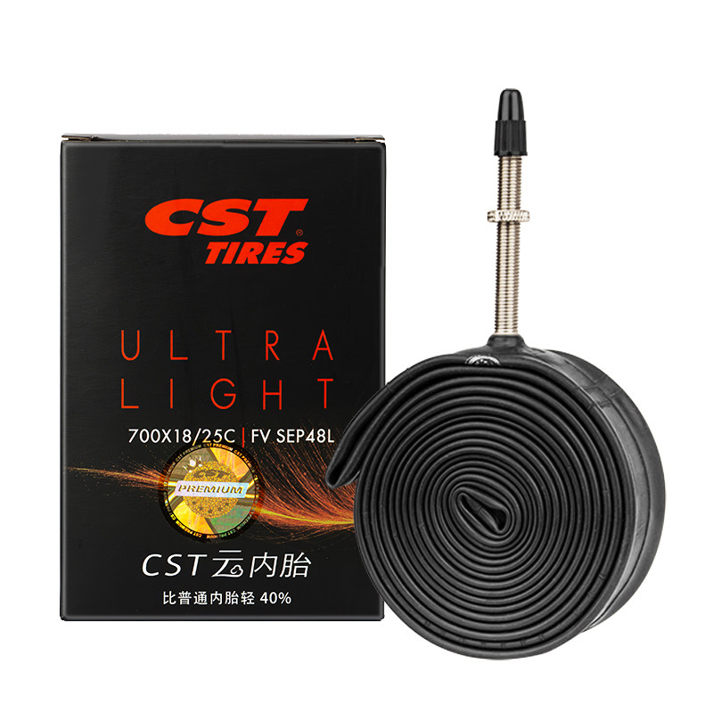 Zhengxin Tire Road Bike 700c Inner Tube CST Ultra-Light Inner Tube 700× ...