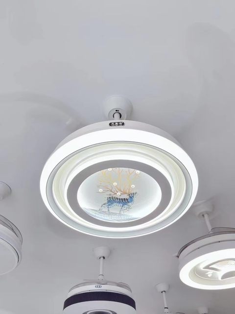 Invisible fan light dining room living room bedroom ceiling fan light ...
