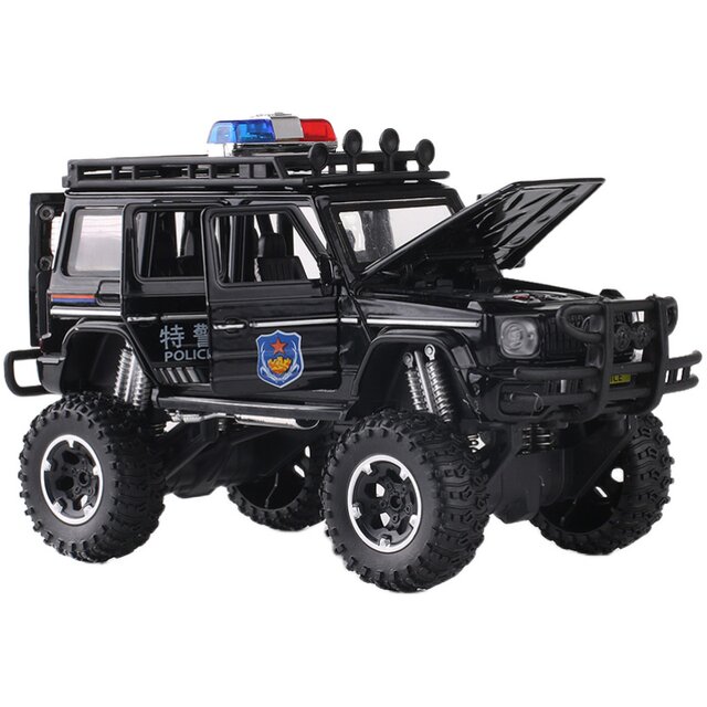 Alloy police car toy simulation 110 public security car police car ...