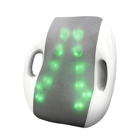 Breo Double Relax Waist & Back Massager - Hot Compress & Cervical Support