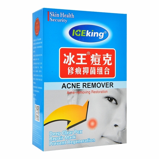 Ice King Acne Treatment Set - Reducerer ar, mindsker rødme & oliekontrol