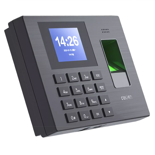 Deli 3960s Fingerprint Time Clock - Employee Attendance System