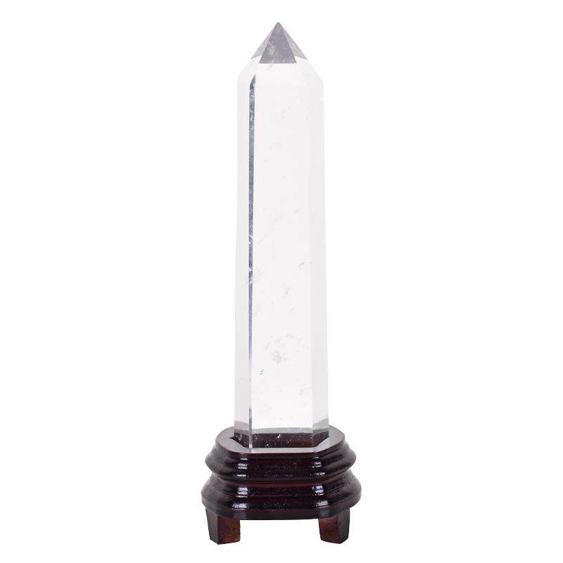 White Crystal Column - Natural Home Decor