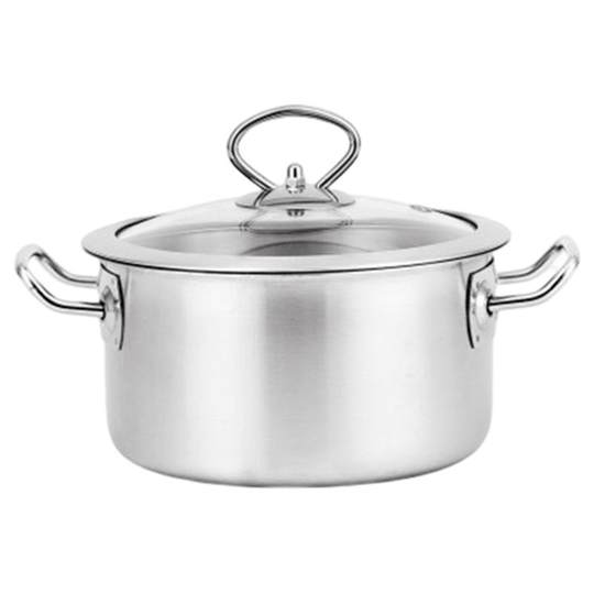 Extra Thick Stainless Steel Small Soup Pot for Commercial Use