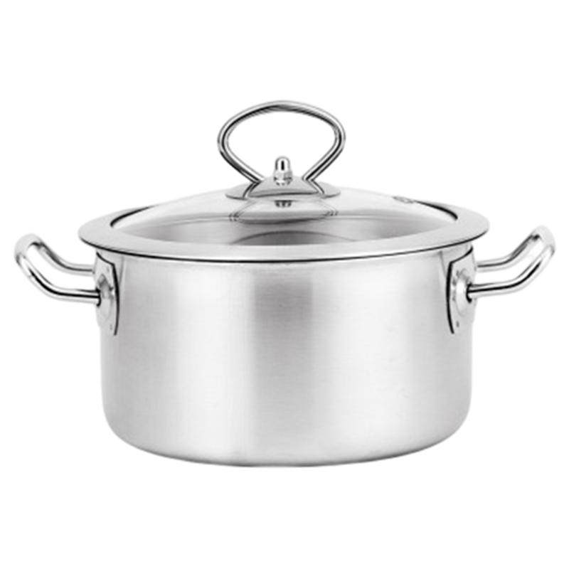 Extra Thick Stainless Steel Small Soup Pot for Commercial Use