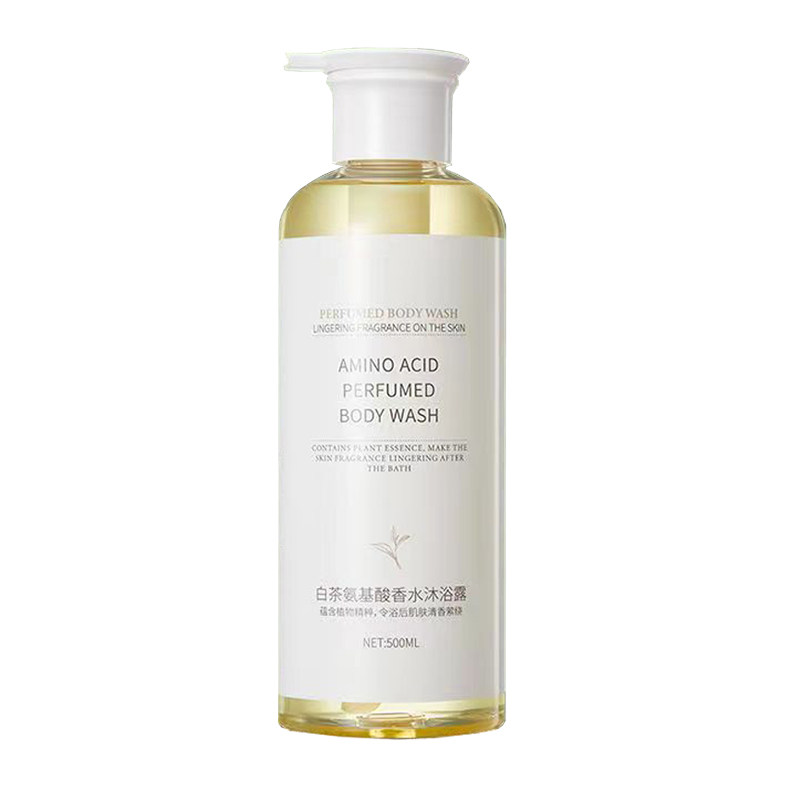 White Tea Amino Acid Shower Gel Set - Long-Lasting Fragrance, Oil Control Shampoo for Men and Women