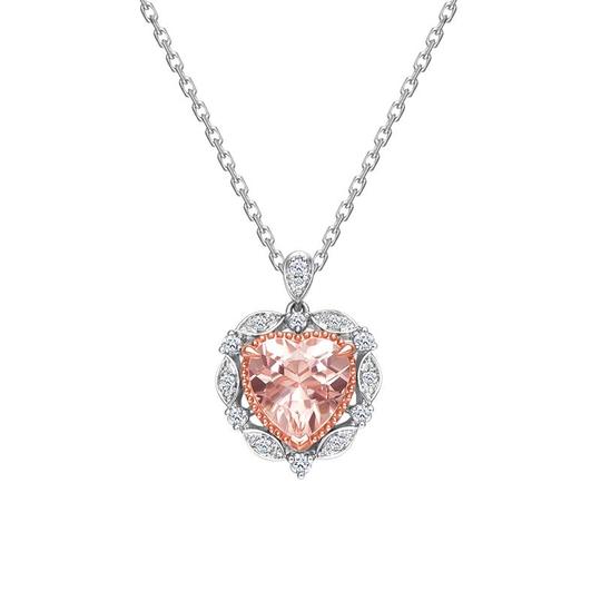 Dây Chuyền Vàng 18K Morganite & Kim Cương Chow Tai Fook Soinlove ...