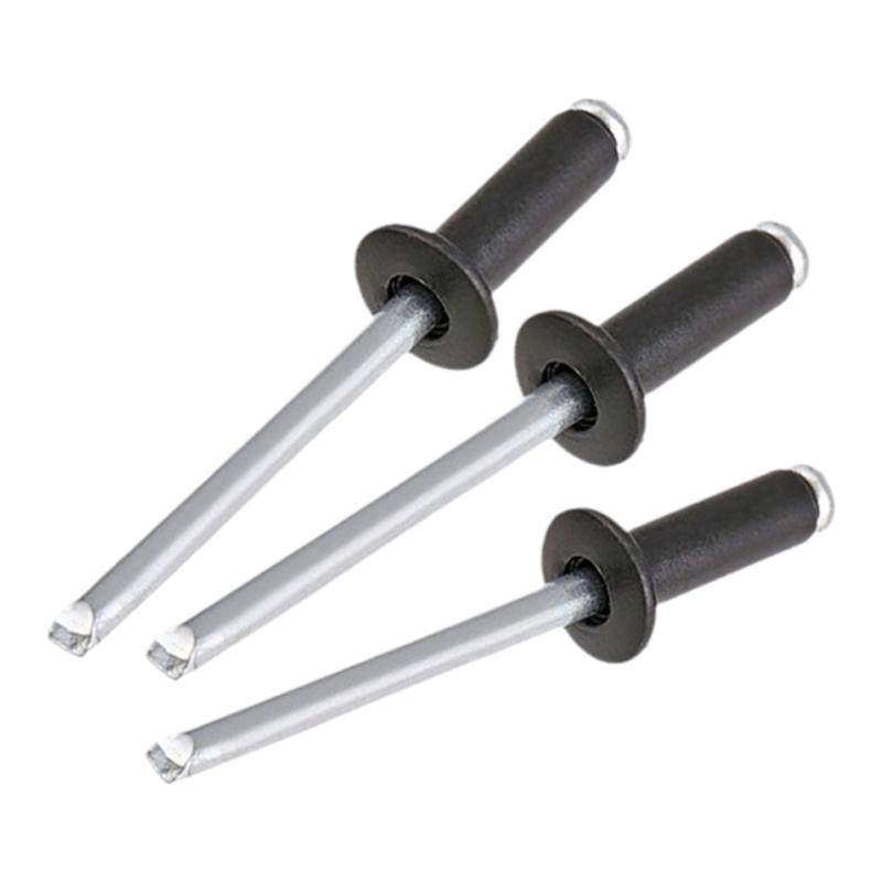 Black Aluminum Rivets Core Rivets Pull Cap Nails Flat Round Head Rivets