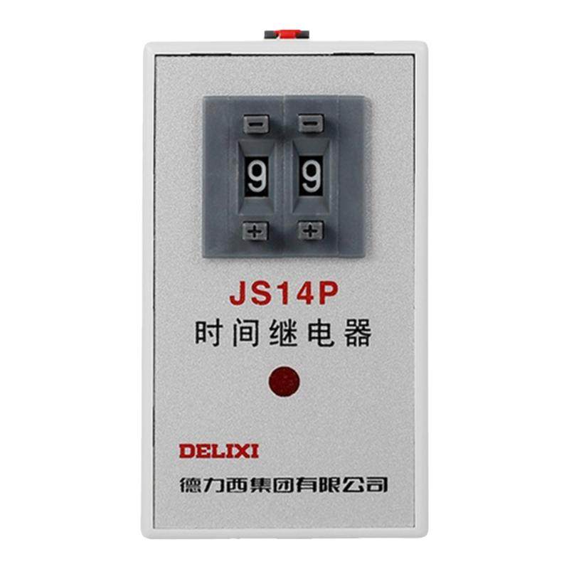 Delixi js14p-99m digital time relay - 220v/380v adjustable display with ...