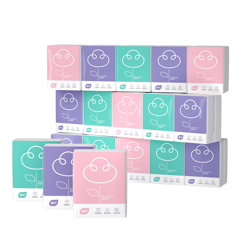 Plant Protection Handkerchief Paper - Portable Sanitary Paper Towels