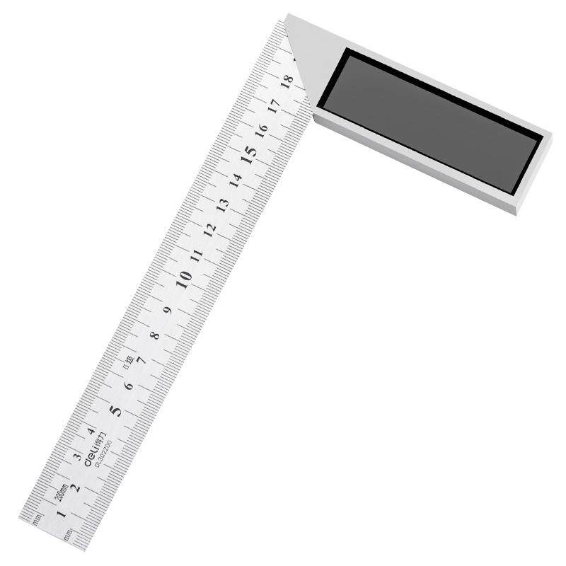 Deli Angle Ruler High Precision Right Angle 90 Degree Ruler Woodworking ...