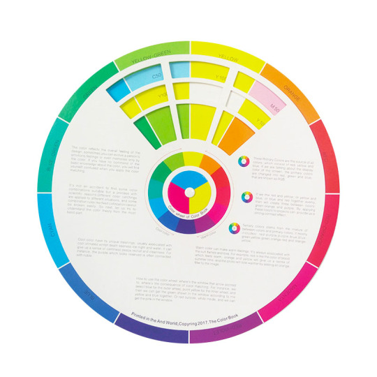 12-Color Wheel Card - Color Recognition & Matching - 23cm