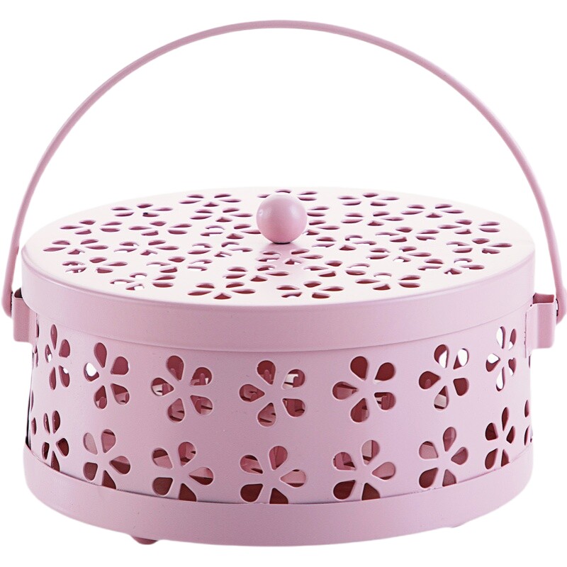 Mosquito Coil Tray with Cover | Fireproof Wrought Iron Sandalwood Coil ...