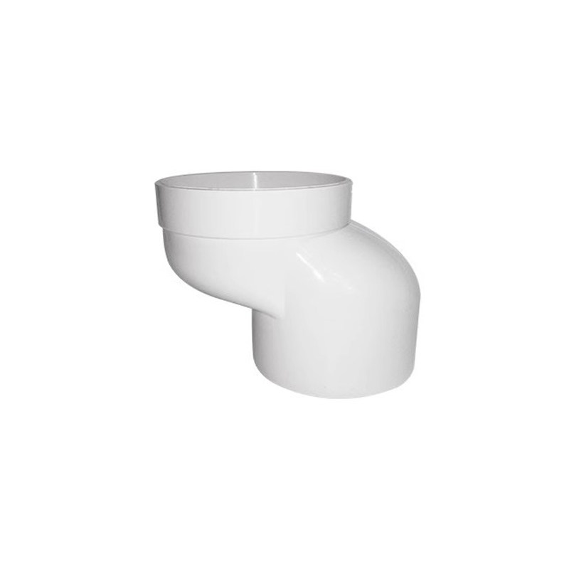 PVC 110mm Elbow Toilet Connector - Thickened Drain Pipe Fitting