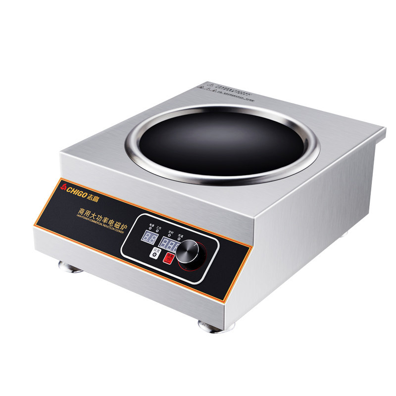 Zhigao Commercial Induction Cooker 5000W High-Power Electric Frying Furnace