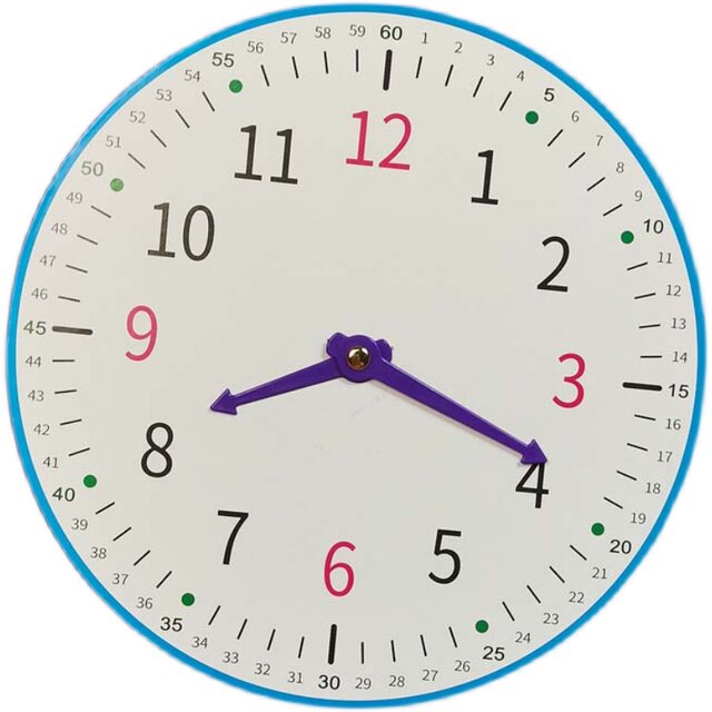 Mathematics teacher recommends the first grade to learn about clocks ...