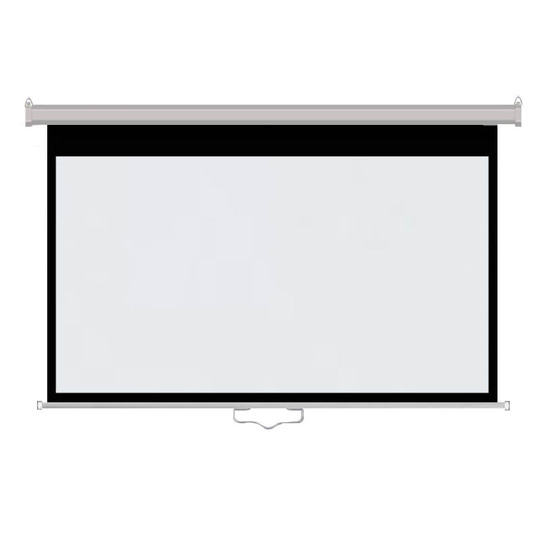 Tirai proyektor layar mengunci sendiri | layar proyeksi tarik tangan ...