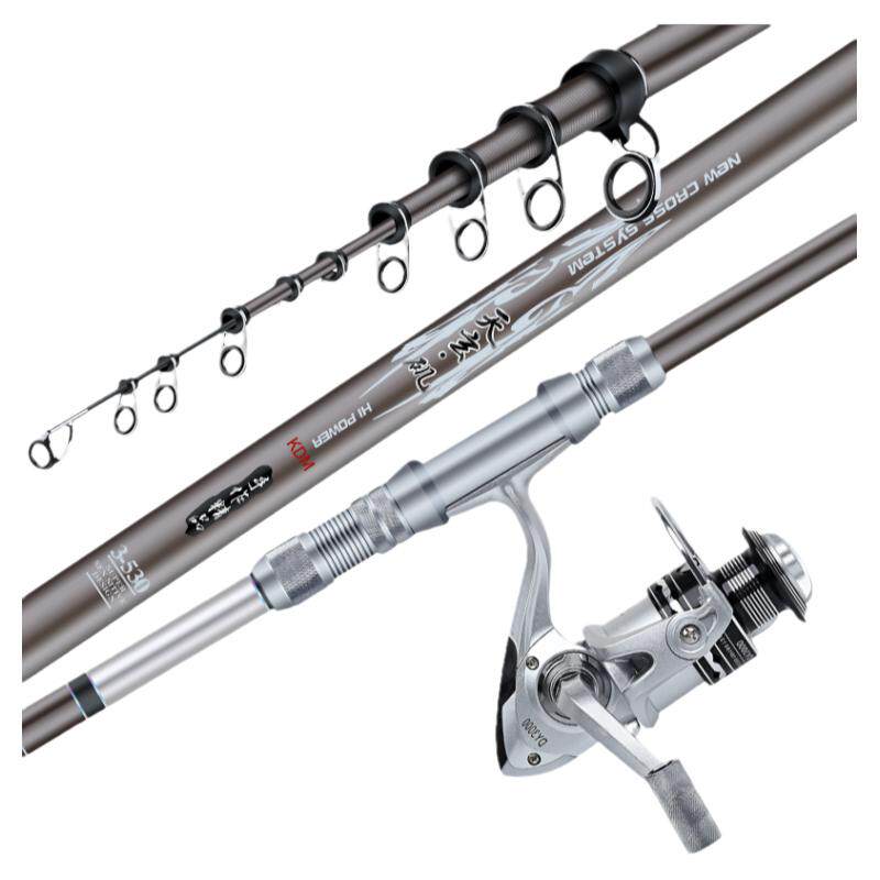 Rocky rod carbon ultraleichtes angelruten-set