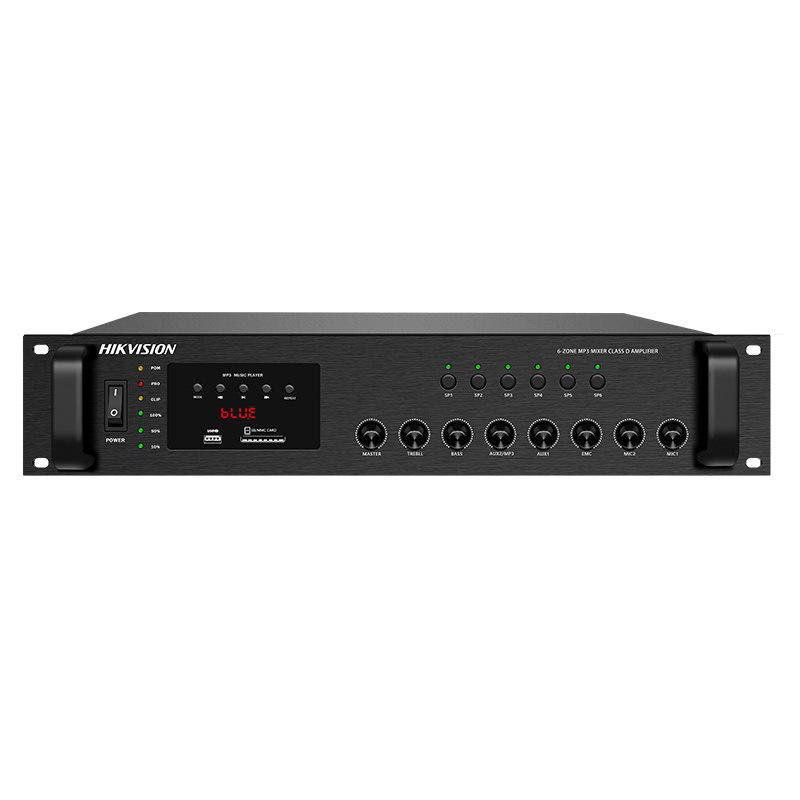 Hikvision DS-KAP1206-P Bluetooth AV Amplifier - 2.0 Channel Lossless ...
