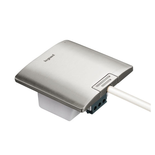 Legrand Socket with Five-Hole Computer Outlet, Stainless Steel Color ...