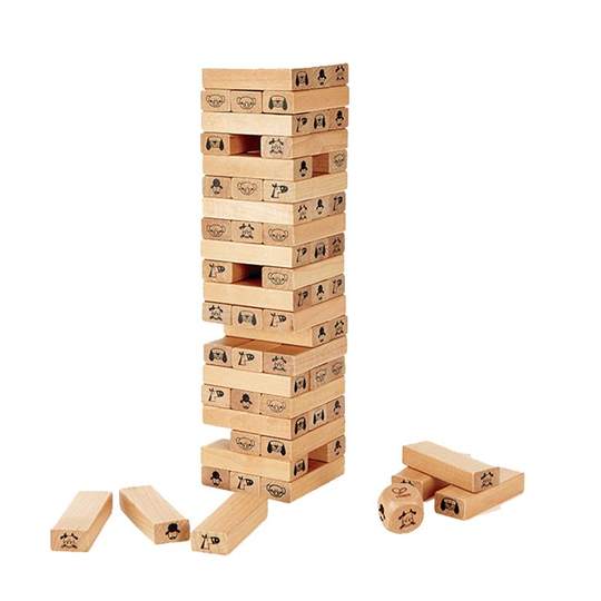 Hape Animal Farm Stacking Jenga Building Blocks - Wooden Educational ...