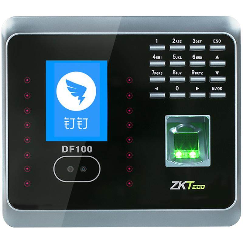 Zkteco df100 جهاز الحضور والانصراف للتعرف على بصمة الوجه مع خدمة dingding السحابية