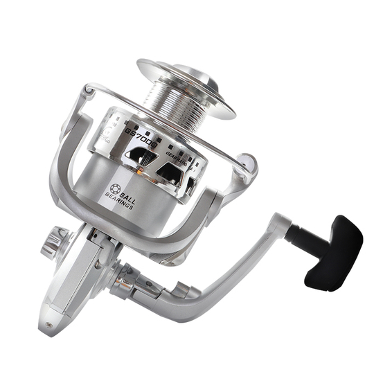 Jia Ning 5 Bearing Spinning Fishing Reel - Metal Spool Luya Sea Rod Combo