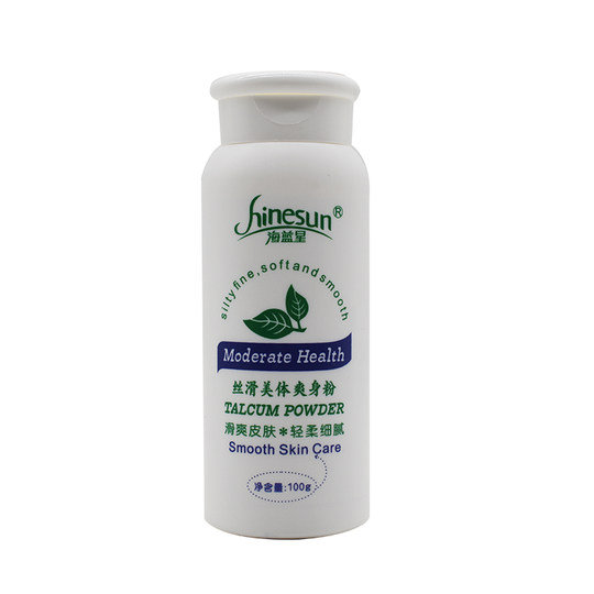 Aquamarine Star Talcum Powder for Adult Foot Bath - Prickly Heat Relief ...