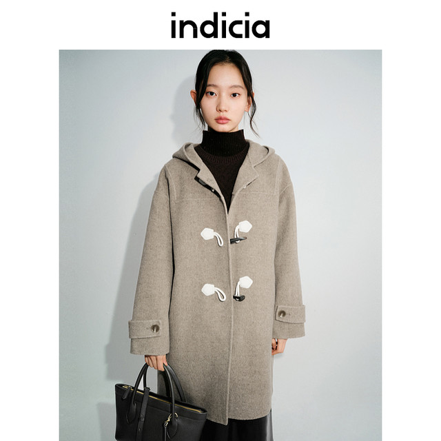 Indicia label 24 Winter School's wind horn buckle woolen woolen woolen ...