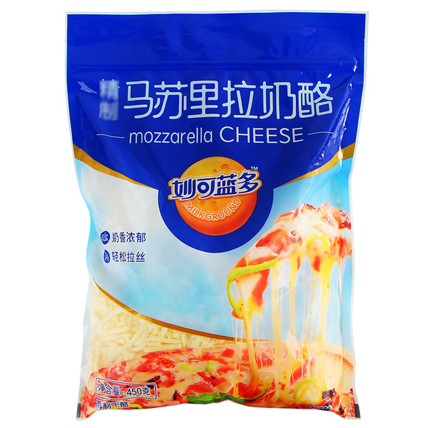 Coconut mozzarella cheese shredded for pizza | Miao ke lando Drawn Strip
