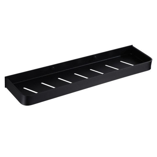 Black Bathroom Rack with Aluminum Space for Towel Storage
