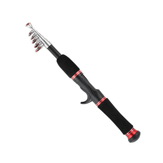 Mini Portable Luya Fishing Rod with Ultra-Short Water Drop Wheel and ...